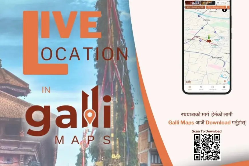 Galli Maps Introduces Live Location for Rato Machhindranath Rath Yatra - Learn With Bipin